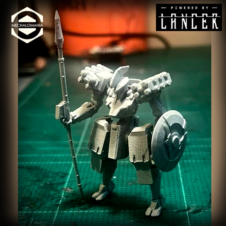 3D Printable Orchis Frame (Lancer RPG Mech) by Rattapoom Kotchapong